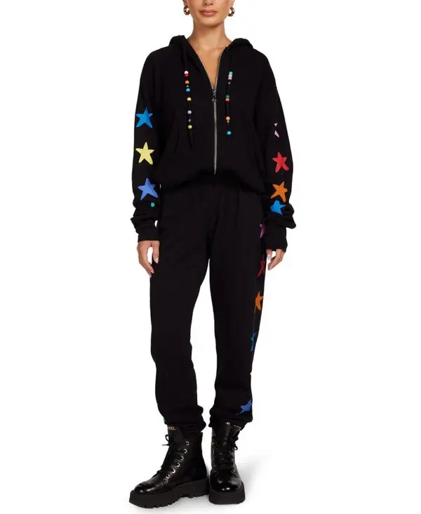 Lauren Moshi Hezly Brushed Stars Pullover