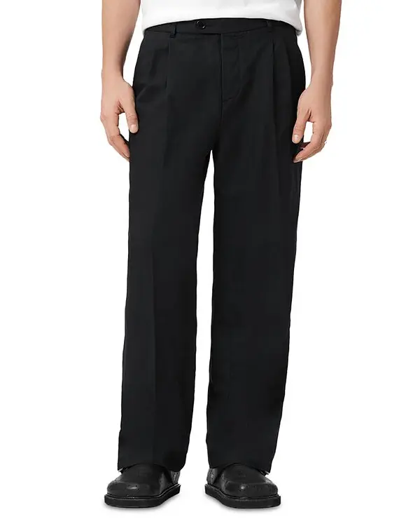 ALLSAINTS Roland Straight Fit Trouser Pants - Faded Black