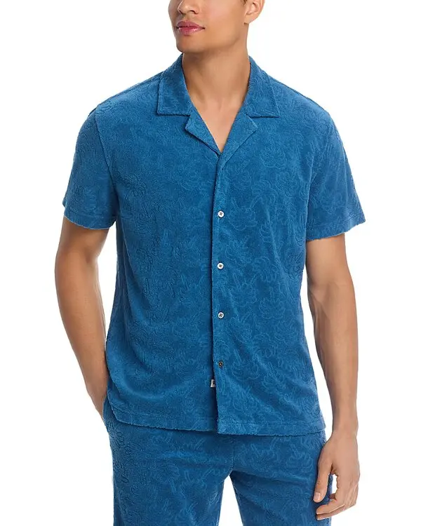 Rails Maverick Palm Pattern Shirt - Royal Palm