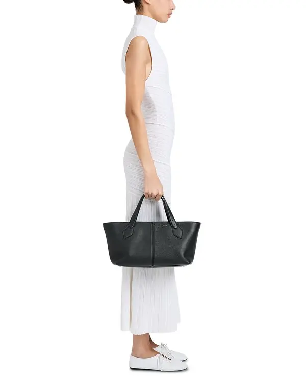 Proenza Schouler East West Chelsea Tote - Black Leather