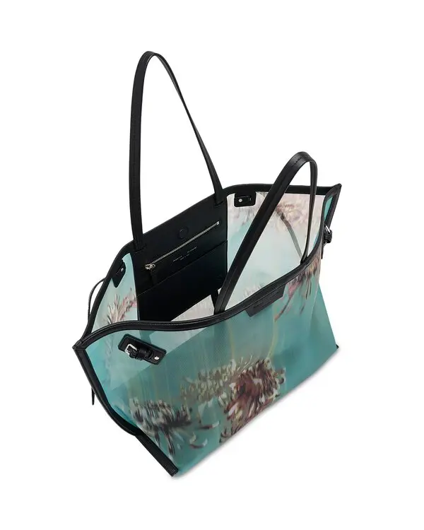 Proenza Schouler Days Carryall Large Printed Tote Bag - Verdigris