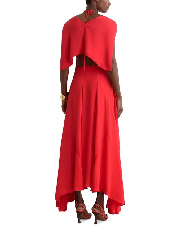 REISS Evory Layered Maxi Dress
