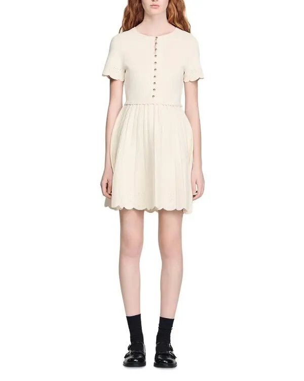 Sandro Short Knit Dress