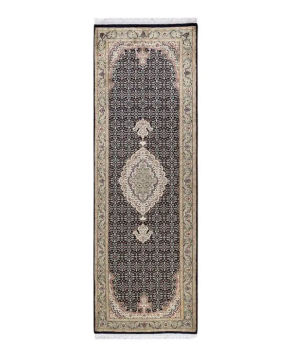 Bloomingdale'S Mogul M1798 Runner Area Rug 2'7x8'2 - Blue
