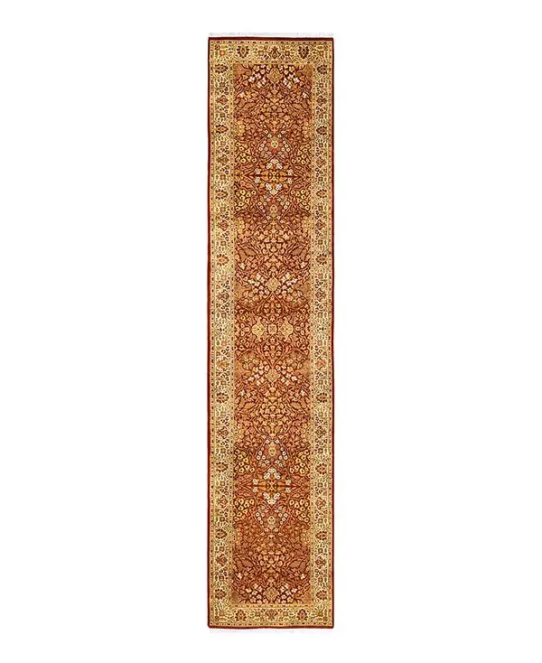 Bloomingdale'S Mogul M1591 Runner Area Rug 2'7x12'6 - Orange