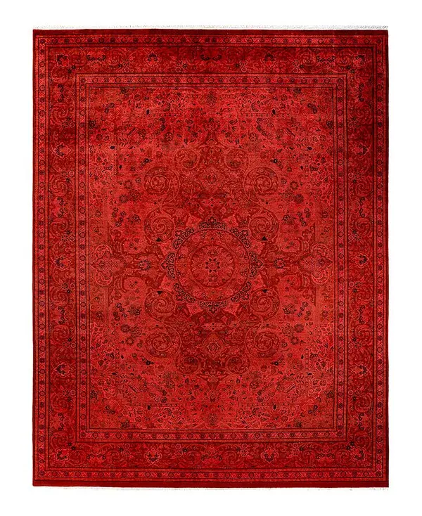 Bloomingdale'S Fine Vibrance M1502 Area Rug 9'0x11'10 - Orange