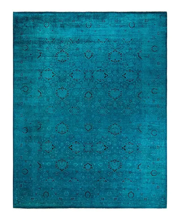 Bloomingdale'S Fine Vibrance M1285 Area Rug 8'2x10'9 - Blue