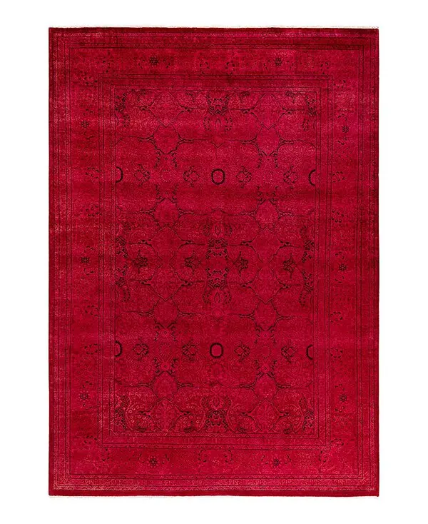 Bloomingdale'S Fine Vibrance M1251 Area Rug 6'1x8'10 - Pink