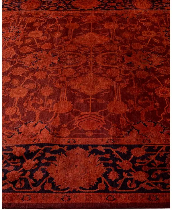 Bloomingdale'S Fine Vibrance M1495 Area Rug 6'1x9'3 - Red