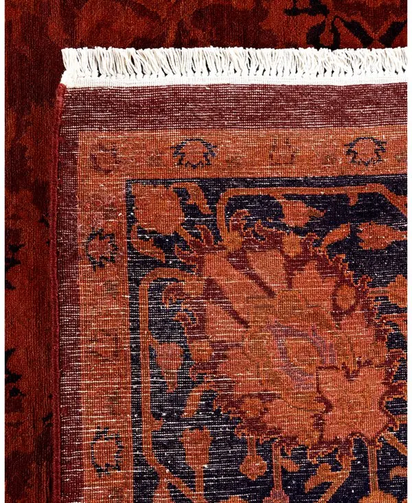 Bloomingdale'S Fine Vibrance M1495 Area Rug 6'1x9'3 - Red