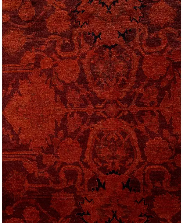 Bloomingdale'S Fine Vibrance M1495 Area Rug 6'1x9'3 - Red