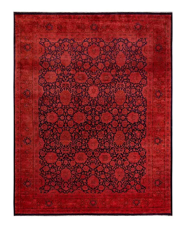 Bloomingdale'S Fine Vibrance M1160 Area Rug 9'1x11'10 - Orange