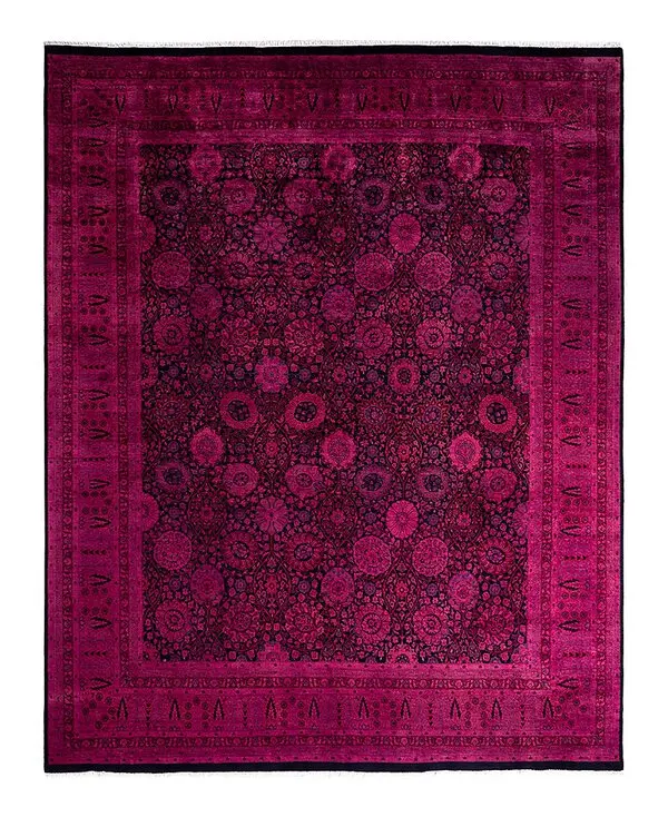 Bloomingdale'S Fine Vibrance M980 Area Rug 8'1x10'4 - Navy