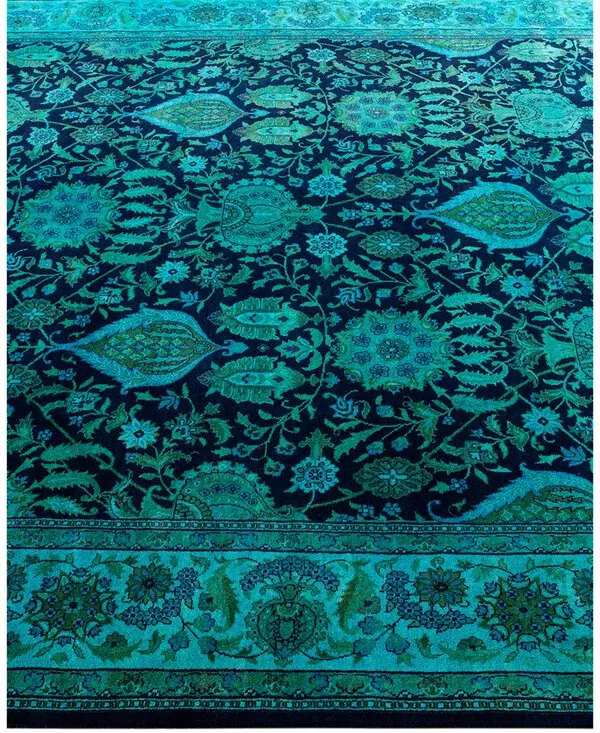 Bloomingdale'S Fine Vibrance M1495 Area Rug 6'1x9'2 - Purple