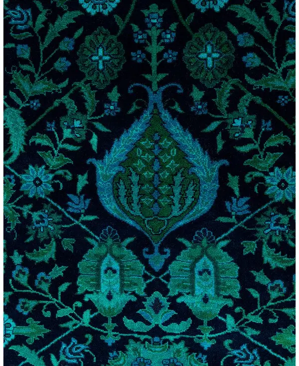 Bloomingdale'S Fine Vibrance M1495 Area Rug 6'1x9'2 - Purple