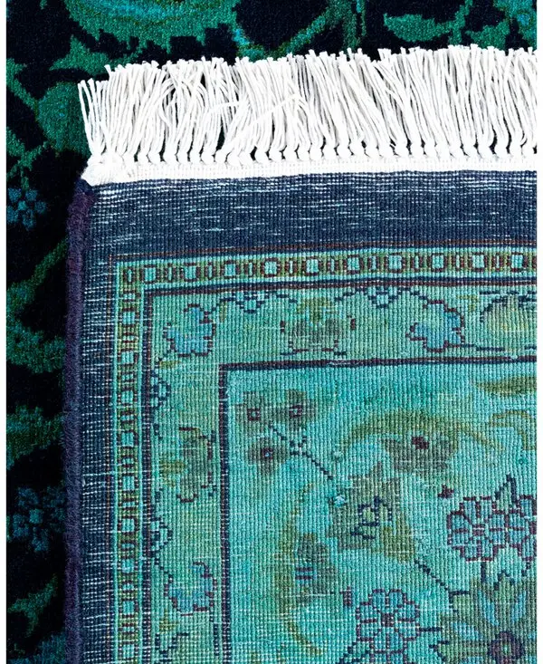 Bloomingdale'S Fine Vibrance M1495 Area Rug 6'1x9'2 - Purple