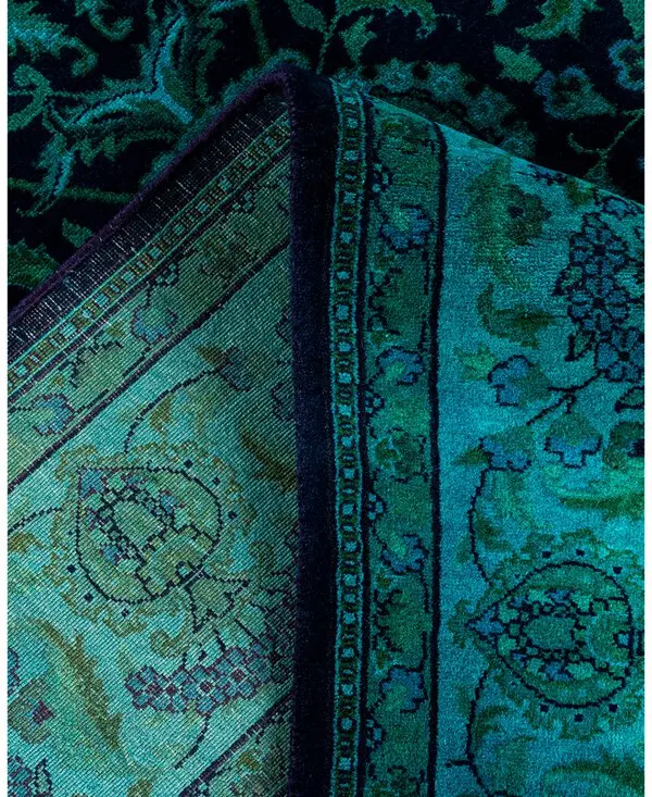 Bloomingdale'S Fine Vibrance M1495 Area Rug 6'1x9'2 - Purple