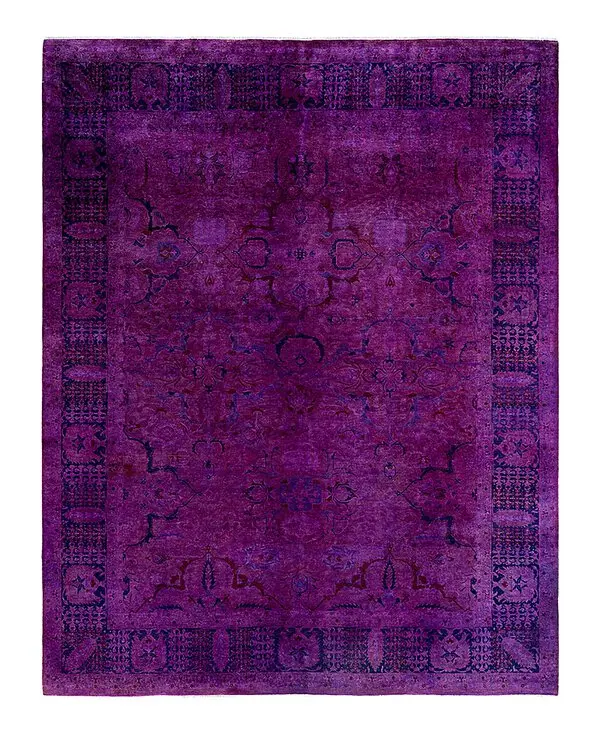 Bloomingdale'S Fine Vibrance M1619 Area Rug 8'3x10'5 - Purple