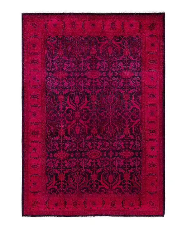 Bloomingdale'S Fine Vibrance M1363 Area Rug 4'2x6'0 - Purple