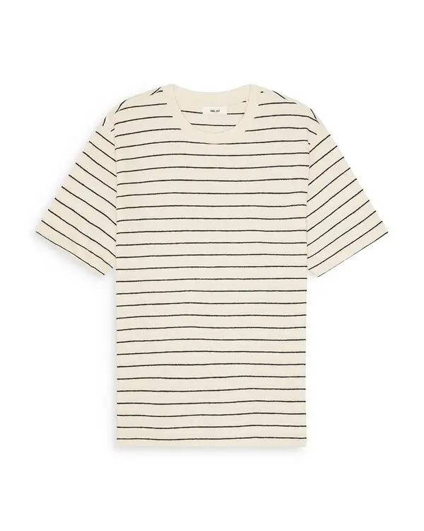 Nn07 Pedro Stripe T-shirt - Navy Blue