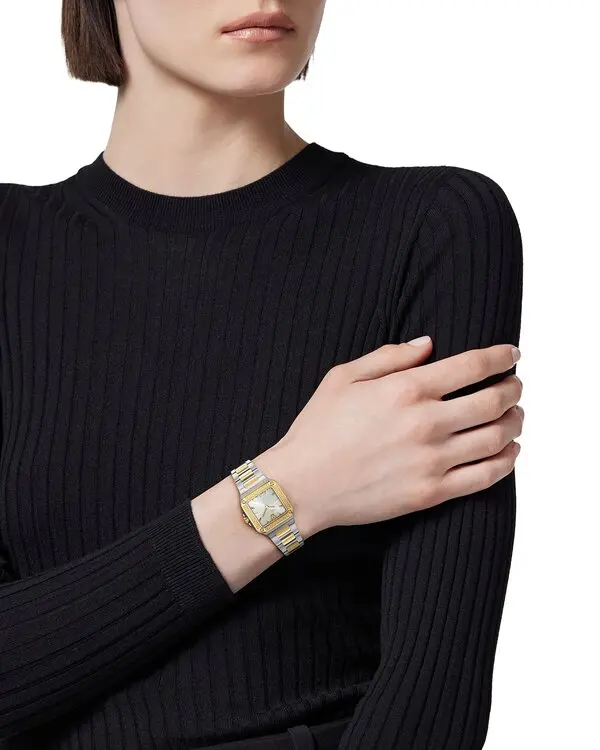 Versace Greca Edge Watch, 30mm - Two Tone
