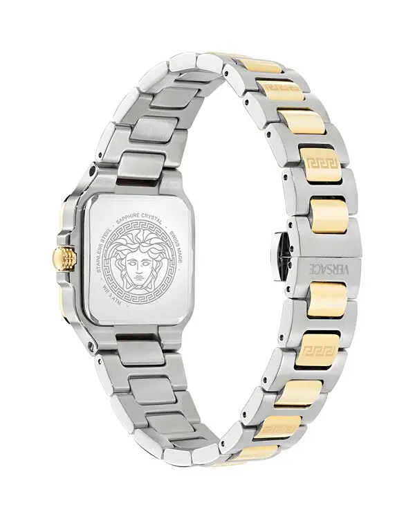 Versace Greca Edge Watch, 30mm - Two Tone