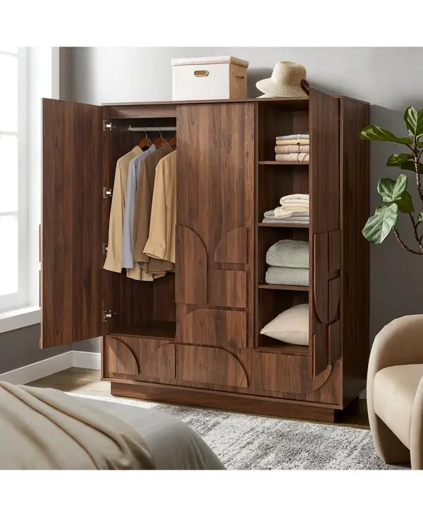 MODWAY Bulwark 3-door Wardrobe Closet