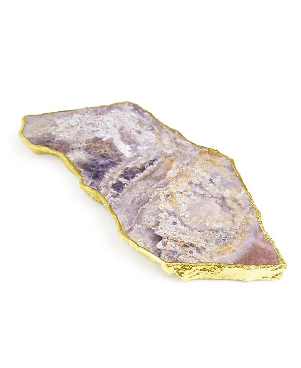 GAURI KOHLI Dazzle Amethyst Cheese Board - Purple