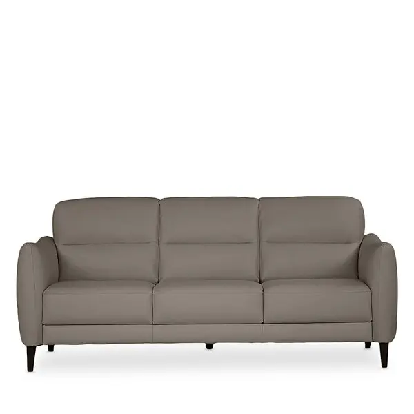 GIUSEPPE NICOLETTI Noto Three Seat Leather Sofa - Bull - Biscotto