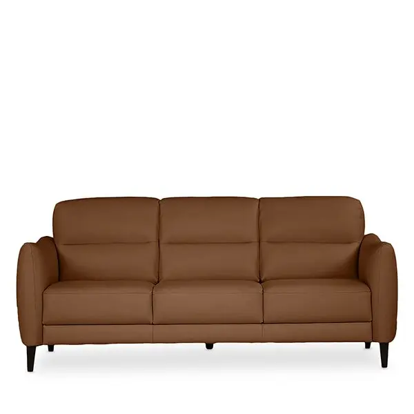 GIUSEPPE NICOLETTI Noto Three Seat Leather Sofa - Bull - Cuoio