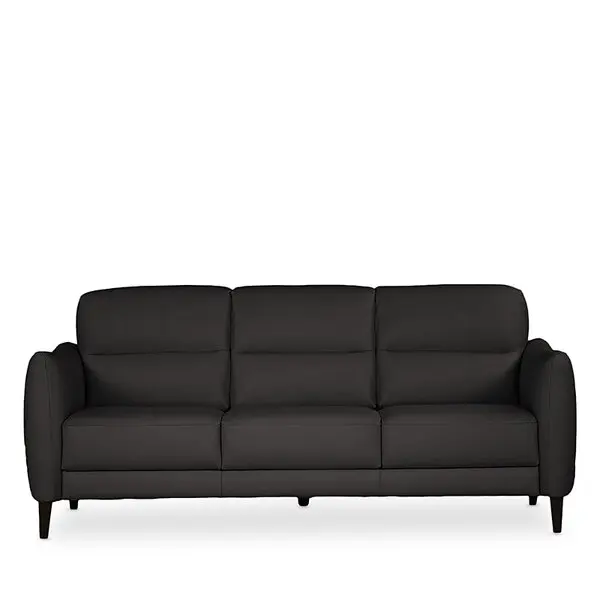 GIUSEPPE NICOLETTI Noto Three Seat Leather Sofa - Bull - Espresso