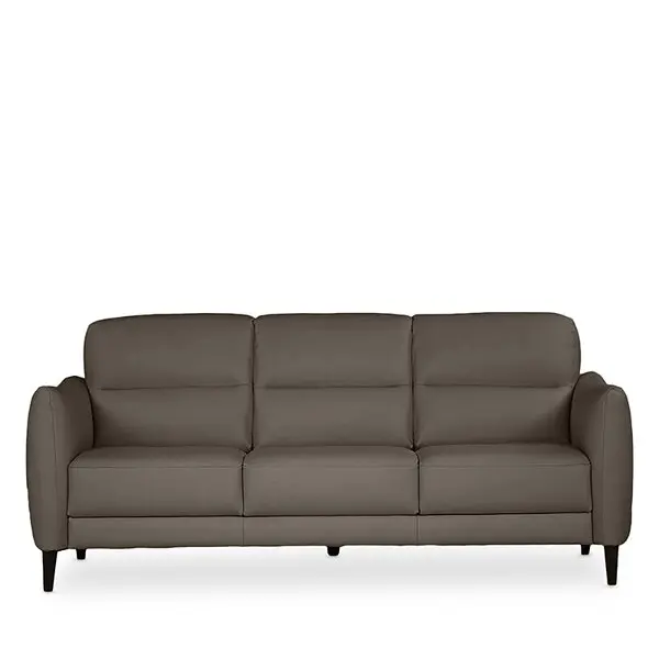 GIUSEPPE NICOLETTI Noto Three Seat Leather Sofa - Bull - Taupe