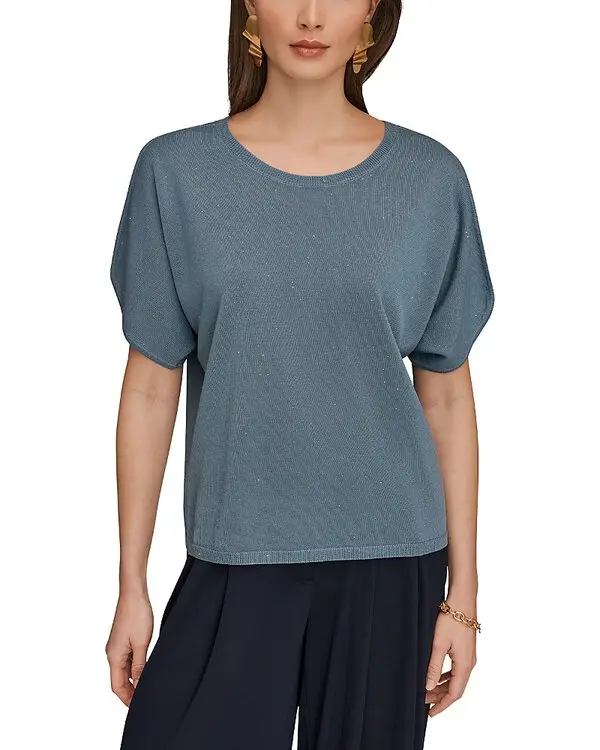 Donna Karan New York Crewneck Sweater - Washed Indigo