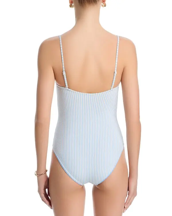 Solid & Striped The Alma One Piece Swimsuit - Blue Lagoon