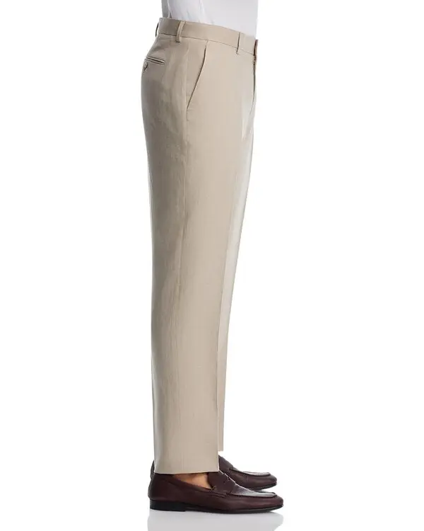Vince Delave Linen Slim Fit Suit Pants - Oatmeal
