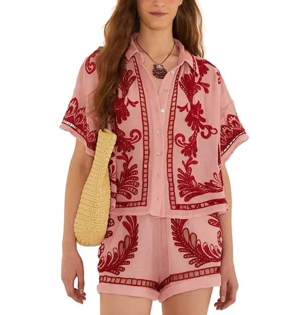Farm Rio Arabesc Top Swim Cover-up