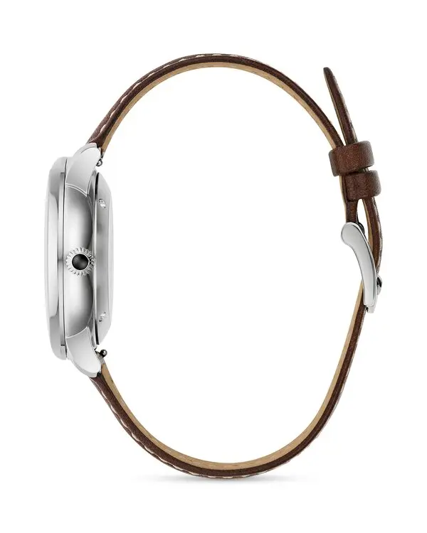 Bulova Hudson Stetson Watch, 39mm - Brown/black