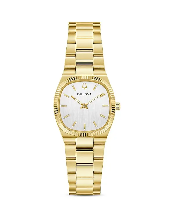 Bulova Super Seville 25mm Watch - Gold/white