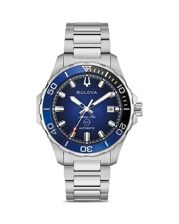 Bulova Performance Series B Watch, 41mm - Silver/white