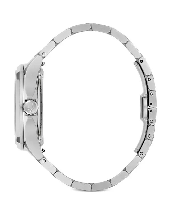 Bulova Tony Bennett Nyc Watch, 39mm - Silver/purple