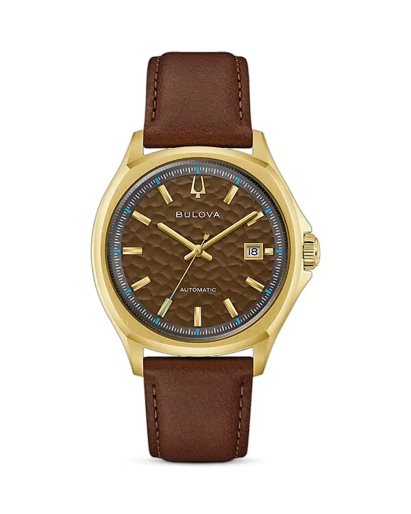 Bulova Tony Bennett Nyc Strap Watch, 39mm - Brown
