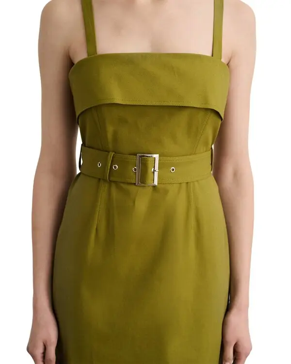 TOCCIN Theodora Belted Midi Dress