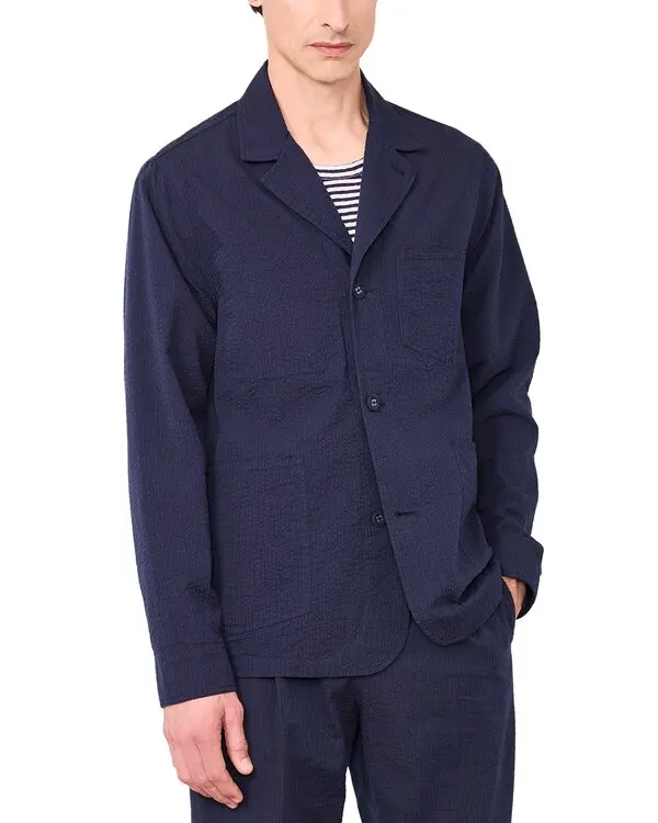 Officine Générale Sycamore Cotton Seersucker Jacket