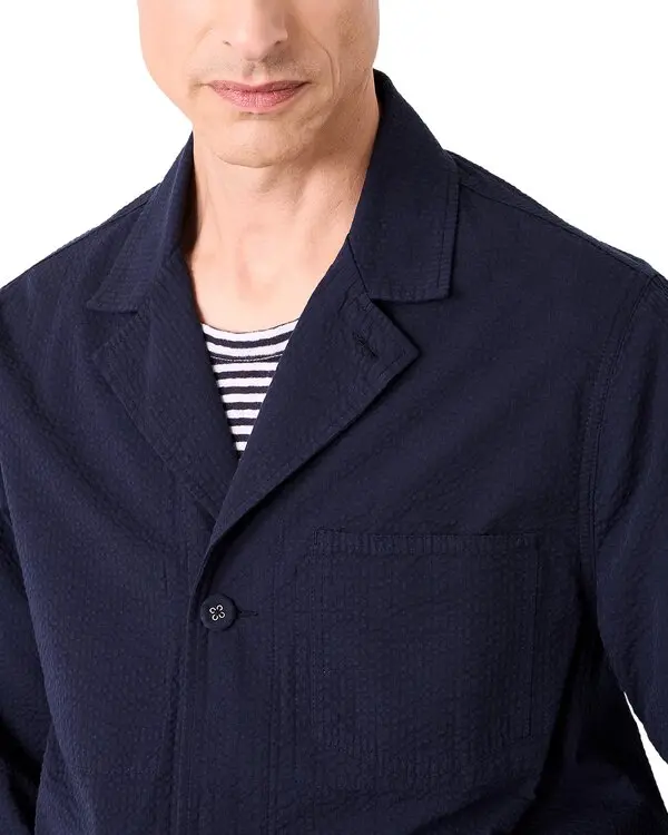 Officine Générale Sycamore Cotton Seersucker Jacket