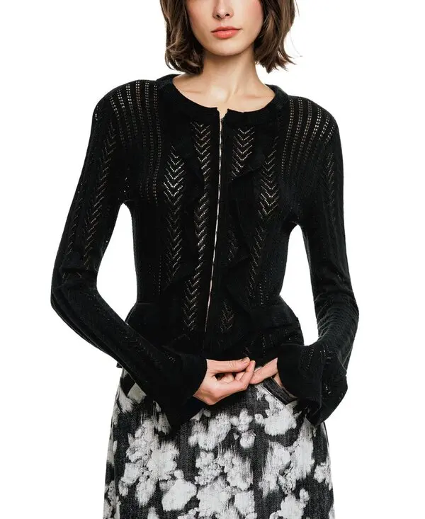 Anna Sui Victorian Pointelle Cardigan