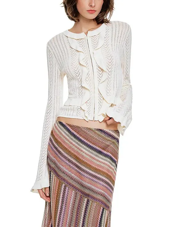 Anna Sui Victorian Pointelle Cardigan