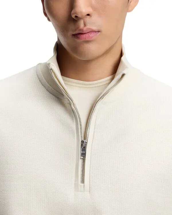 BOSS H-sidney Regular Fit Sweatshirt - Open White