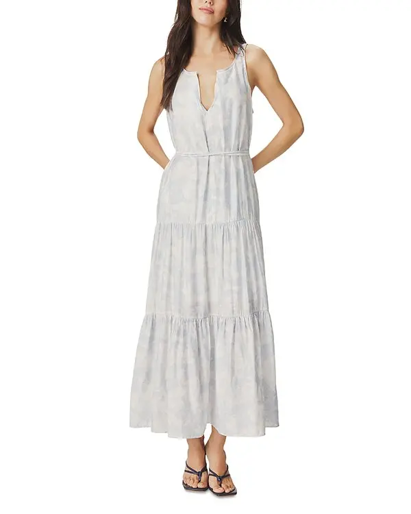 Splendid Iris Paisley Maxi Dress - Antique Pearl