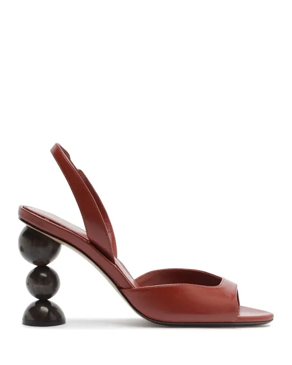 ALEXANDRE BIRMAN Tropicana High Heel Leather Sandals