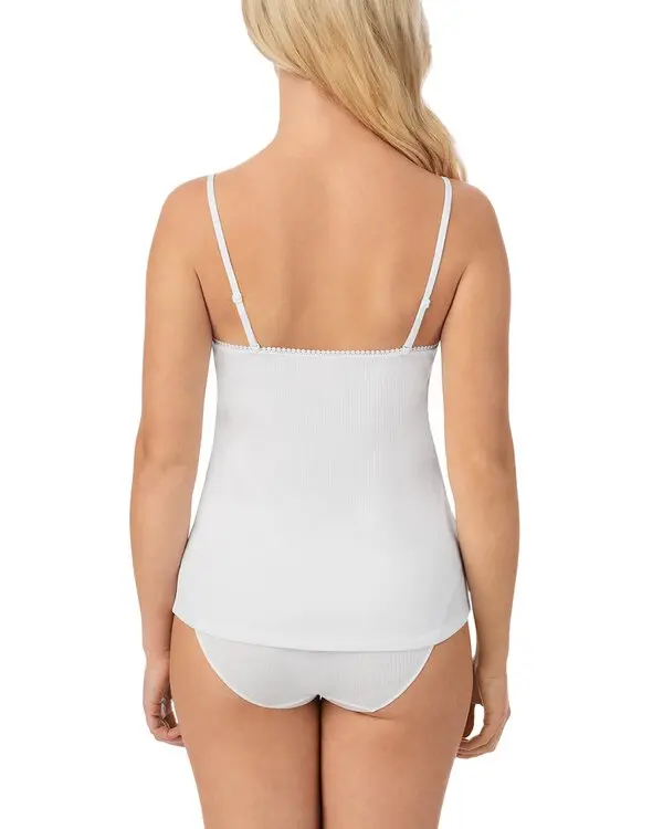 ON GOSSAMER Cabana Cotton Rib Cami - White